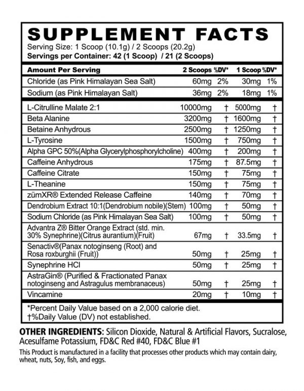 Panda Supplements - Panda Pandamic Extreme Pre Limited Edition - Eurosupps